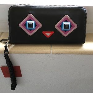 Mossimo Supply Co. | Bags | Womens Zip Around Wallet Novelty Mossimo ...